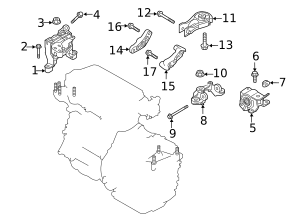 2019 Mazda CX-5 Trans Mount K147-39-070A | Mazda Online Parts