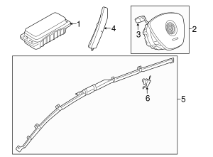 5G0-880-201-S-81U - Driver Inflator Module - 2015-2020 Volkswagen ...