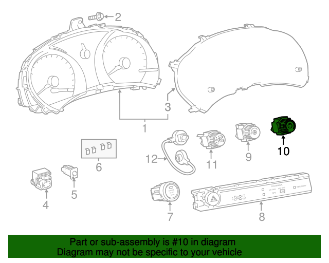 2013-2016 Scion tC Control Sub Assembly He 55903-21030 | LaGrange Toyota