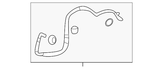 84335376 - Automatic Transmission Fluid Cooler Outlet Line 2018-2021 GM ...