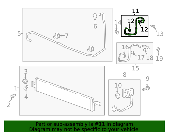 Genuine OEM Transmission Fluid Cooler Thermal Bypass Valve Part ...