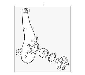 Genuine OEM Steering Knuckle Part# LR146346 Fits 2014-2020 Land Rover ...