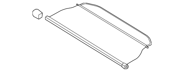 65550FL00CVH - Cargo Cover 2017-2023 Subaru | Subaru Direct Wholesale