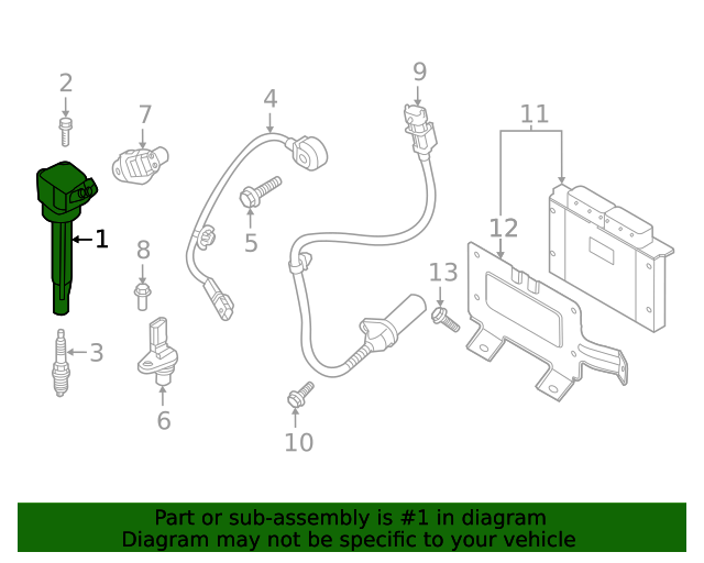 2020-2024 Hyundai Venue Ignition Coil 27301-2M320 | OEM Parts Online
