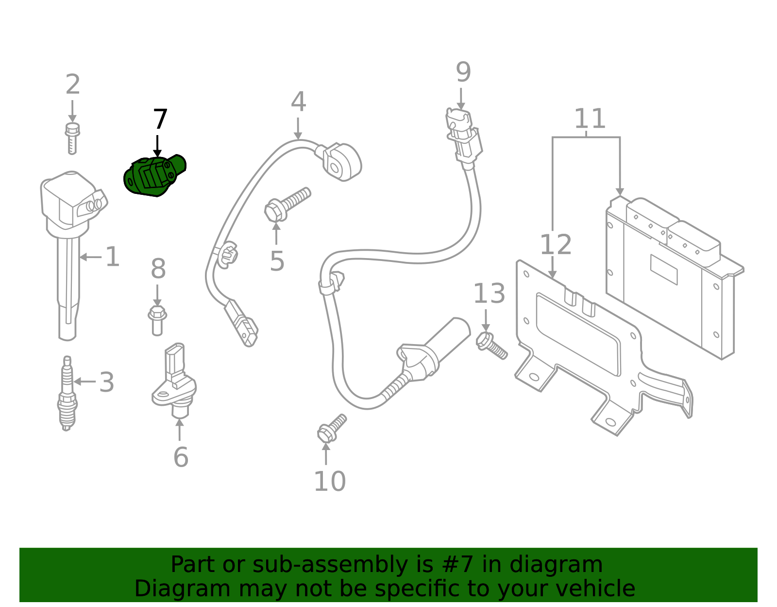 39350-2M327 - Engine Camshaft Position Sensor 2020-2025 Hyundai ...