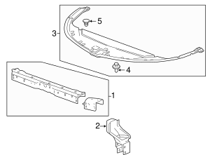 2013-2020 GM Engine Compartment Sight Shield Retainer 11611678 ...