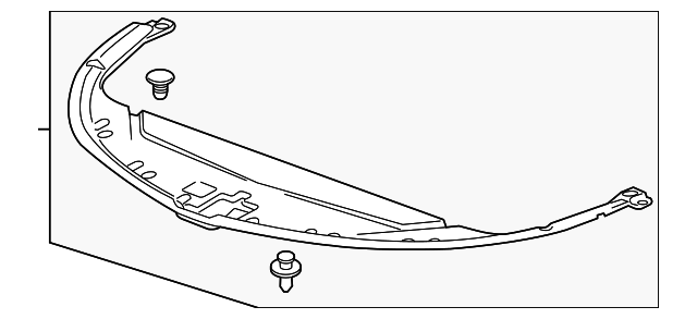 2014-2020 Chevrolet Impala Front Compartment Front Sight Shield ...