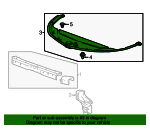 2014-2020 Chevrolet Impala Front Compartment Front Sight Shield ...