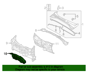 2018-2020 Hyundai Elantra GT Insulator 84124-G3010 | OEM Parts Online