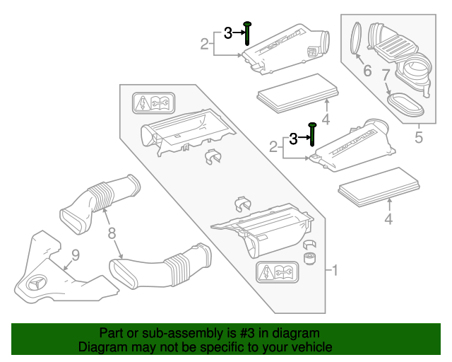 002-984-18-29 - Cover Bolt 2012-2015 Mercedes-Benz C 63 AMG® | Mercedes ...