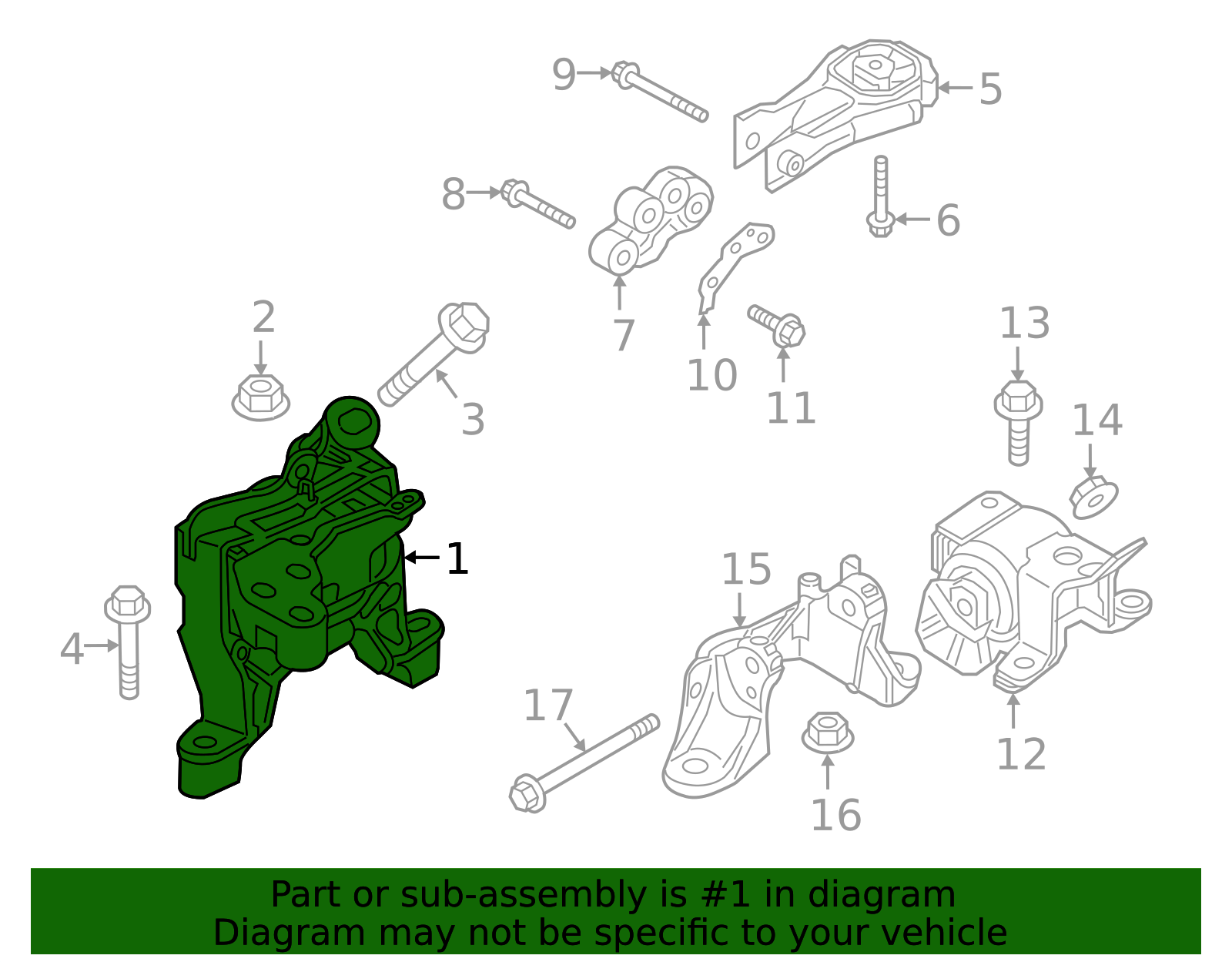 2016-2024 Mazda Mount TK78-39-060B | OEM Parts Online