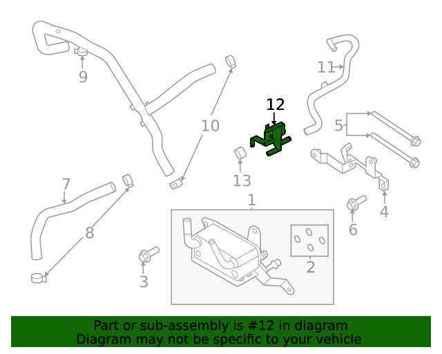 2021-2024 Ford Solenoid Valve MB3Z-18495-C | Ford OEM Parts Outlet