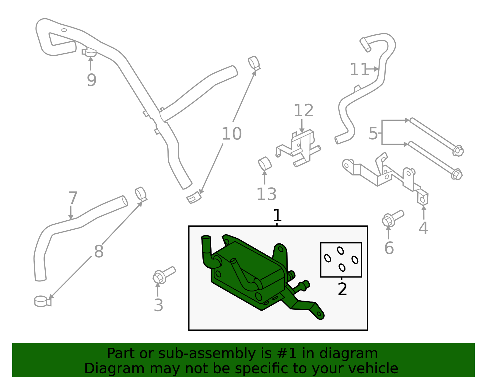 MB3Z-7A095-B - Trans Cooler 2021-2024 Ford | Big 3 Auto Parts