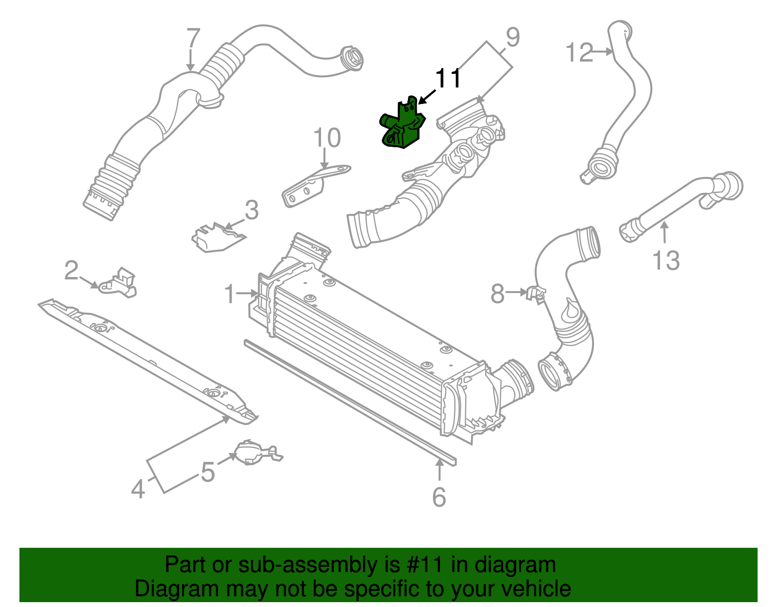 13629797773 - 2007-2015 BMW Pressure Sensor (13-62-9-797-773) | BMW of ...