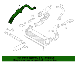 13717599293 - 2011-2015 BMW Air Duct (13-71-7-599-293) | Parts ...