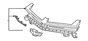 2016-2018 Chevrolet Camaro Front Upper Grille 84140575 GM ...