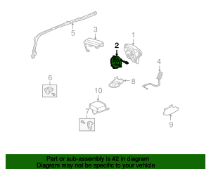 84306-60050 - Clock Spring 1998-2005 Lexus | Lexus Parts Outlet