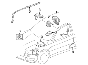 84306-60050 - Clock Spring 1998-2005 Lexus | Lexus Parts Outlet