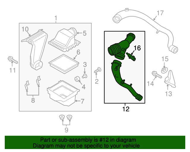 2015-2020 Ford F-150 Inlet Tube FL3Z-9C623-E | Blue Springs Ford