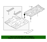 2014-2024 Mitsubishi Under-Body Shield Clip MU001623 | Factory ...
