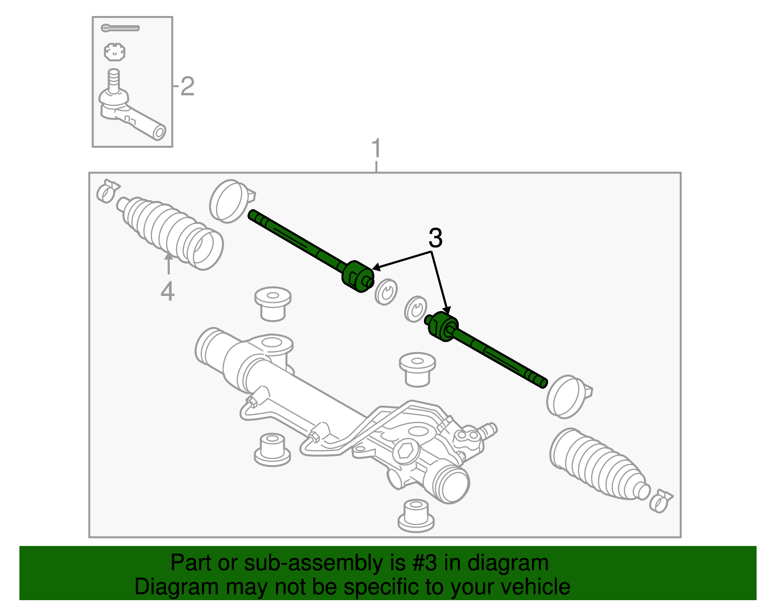 2005-2013 Toyota Tacoma Steering Tie Rod End (SOLD PER SIDE) 45503 ...