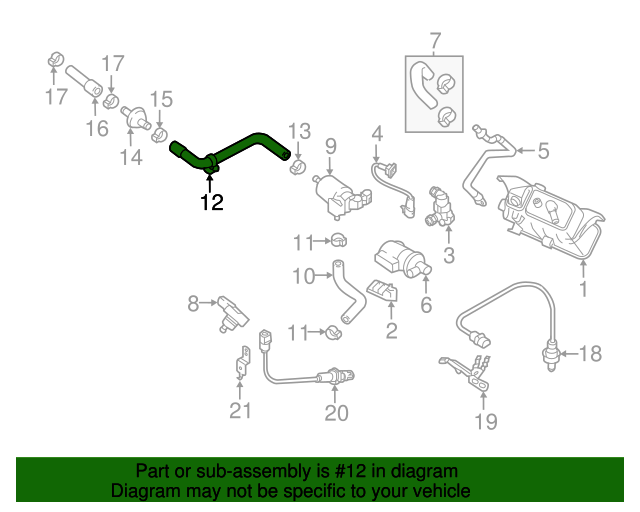 28912-3L010 - PCV Hose 2018-2023 Kia | Kia.Parts Store