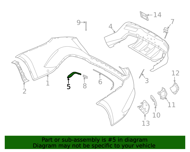 167-885-78-07 - Bumper Trim 2021-2024 Mercedes-Benz | AutoNationParts.com