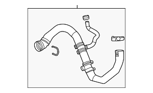 Radiator Outlet Hose 85119169 | QuirkParts