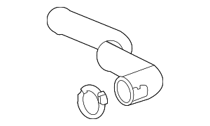 2020-2024 GM Radiator Inlet Hose 85122989 GM | GMPartsDirect.com