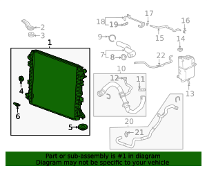 2020-2022 GM Engine Radiator 84799449 | TascaParts.com