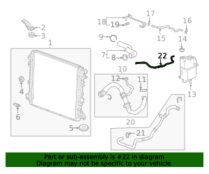 2020-2024 GM Inlet Hose 85584374 GM | GMPartsDirect.com