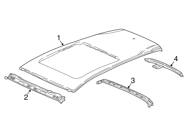62100-TLA-305ZZ - Roof Panel 2017-2022 Honda CR-V | Honda Parts Online