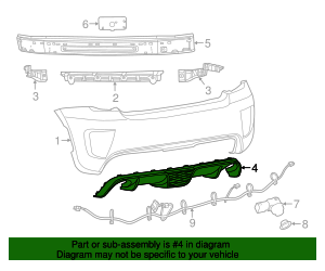 2012-2019 Fiat 500 Lower Cover 68104412AA | TascaParts.com