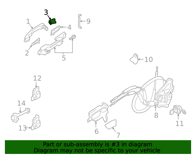 80645-6CA2B - Escutcheon 2019-2024 Nissan | Nissan Parts & Accessories ...