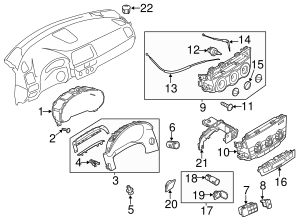 2014-2016 Mazda CX-5 Instrument Cluster KR23-55-471C | AutoNationParts.com