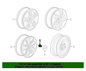 09599297 - Lug Nuts 2016-2025 GM | Chevrolet Parts Direct