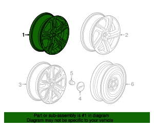 2022 GMC Terrain F Wheel 84348869 | TascaParts.com