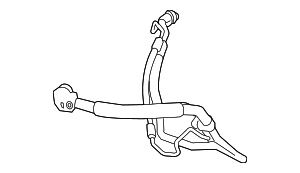 222-830-43-02 - A/C Refrigerant Suction Hose 2014-2020 Mercedes-Benz ...