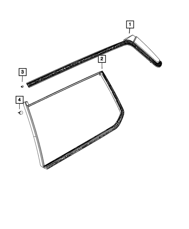 2021-2022 Jeep Grand Cherokee L W Type Clip 68542345AA | Mopar eStore