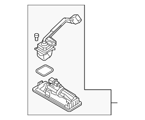 2019-2021 Hyundai Tucson Liftgate Latch Handle 95760-D3700 ...