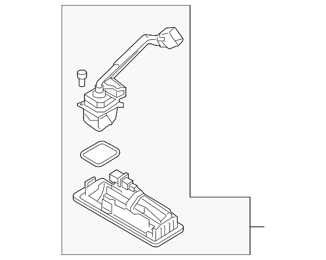 2019-2021 Hyundai Tucson Liftgate Latch Handle 95760-D3700 ...