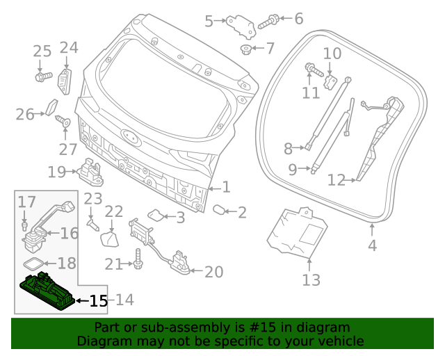 2019-2021 Hyundai Tucson Handle 81260-D3510 | OEM Parts Online