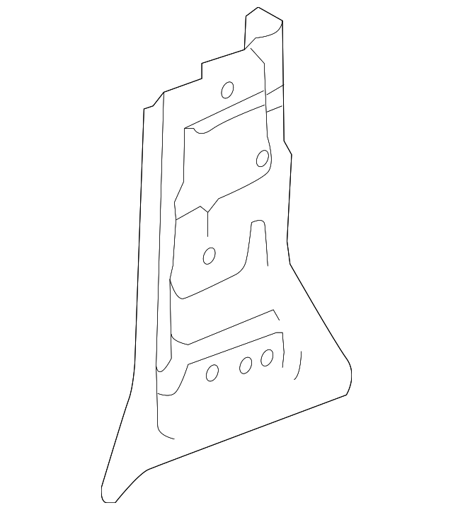 2015-2022 GM Passenger Side Body Lock Pillar Lower Reinforcement ...