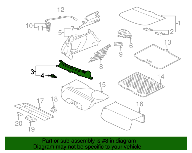 2008-2013 Volvo C30 Sill Molding 39852866 | TascaParts.com
