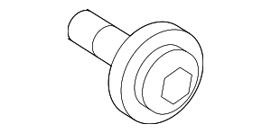 000000-000521 - Bumper Cover Spacer Panel Screw 2005-2023 Mercedes-Benz ...