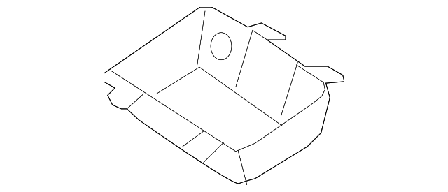 2010-2012 Hyundai Santa Fe Tray Lower Crash Pad Center Fascia 84745 ...
