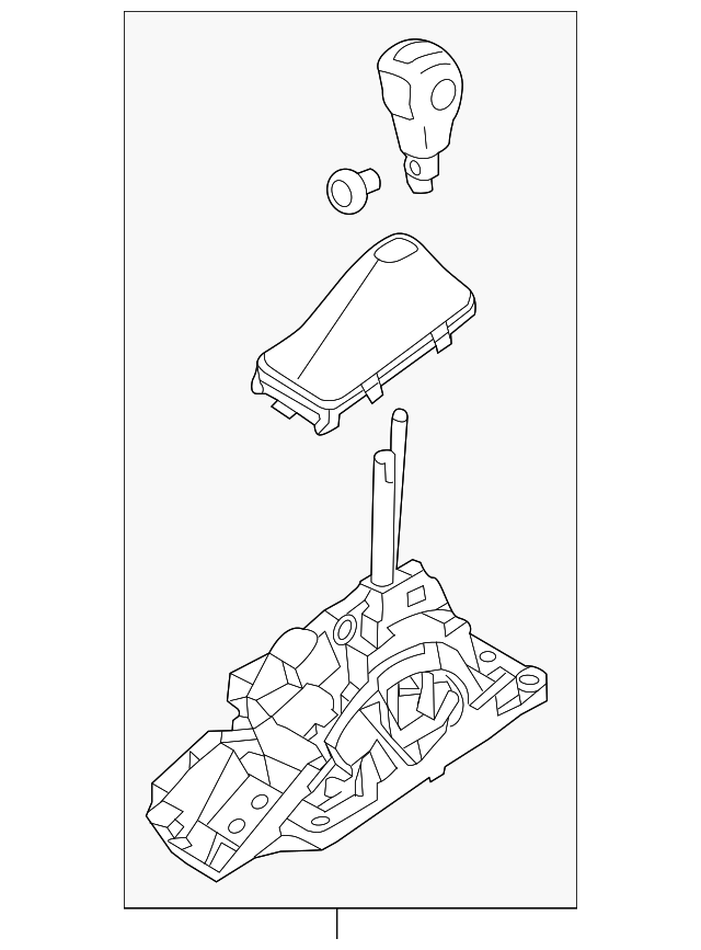 2012-2019 Ford Gear Shift Assembly GT4Z-7210-BA | OEM Parts Online