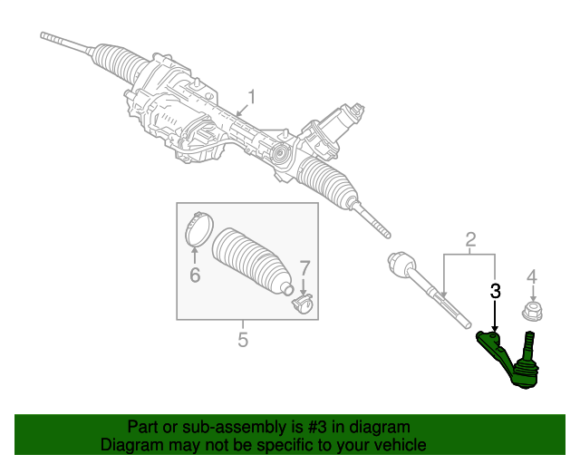Genuine BMW 32-10-6-767-782 | Outer Tie Rod | FREE Shipping on Most ...