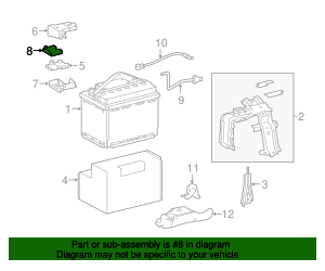 2015-2021 Lexus NX300h Fusible Link 82620-78010 | OEM Parts Online