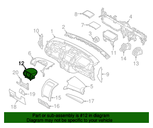 84830-2P200VA - Cluster Bezel 2011-2013 Kia Sorento | Kia.Parts Store